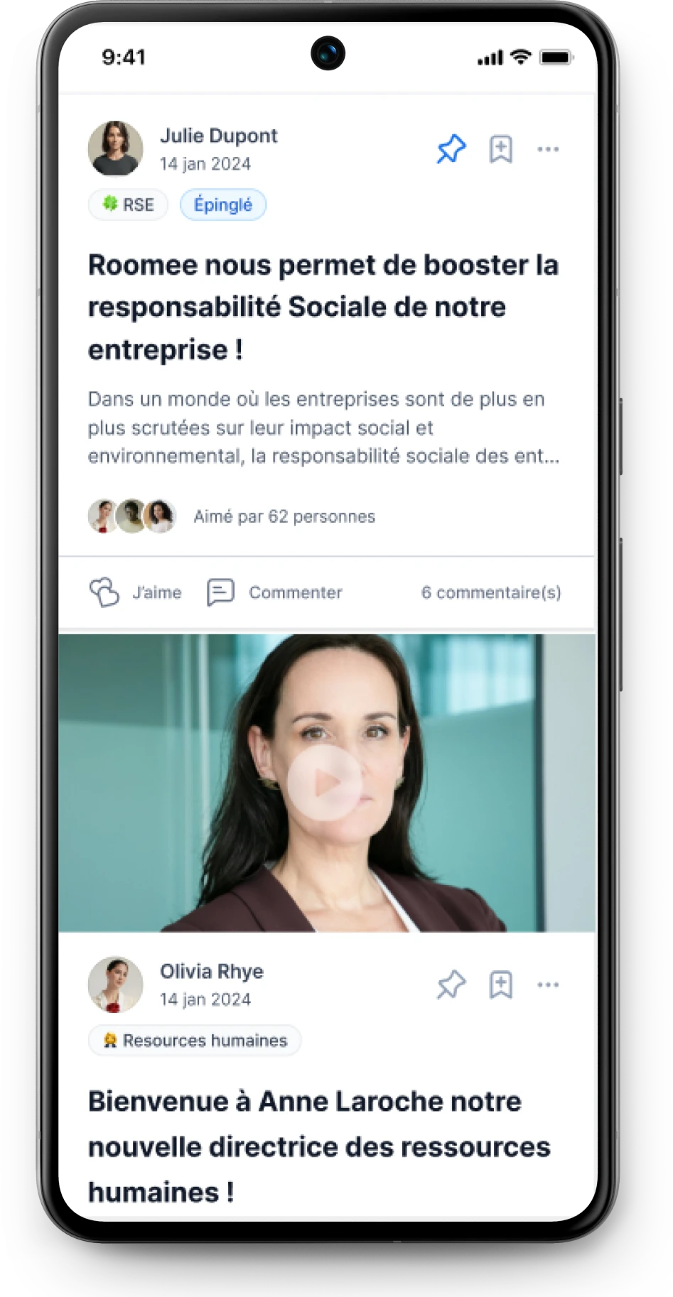 Roomee: Plateforme de communication interne tout-en-un
